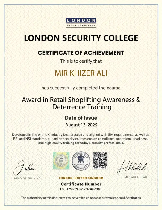 Conflict Management Awareness For Security Officers - London Security ...